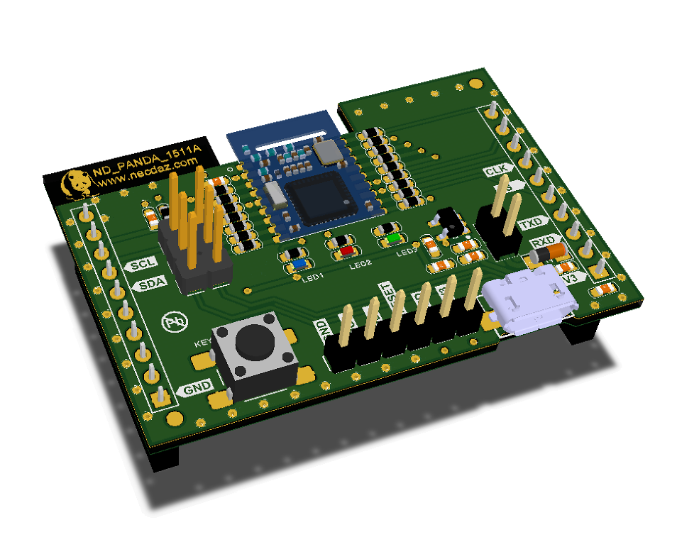TI CC2540 BLE Module With Smalles Size PCB Antenna. | OpenHardware.io ...
